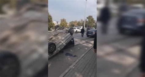 Bursada bir aile neredeyse yok olacaktı Tramvay yolunda takla atarak