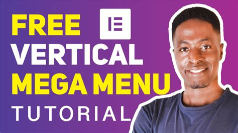 Elementor Vertical Mega Menu Tutorial How To Create A Vertical Mega