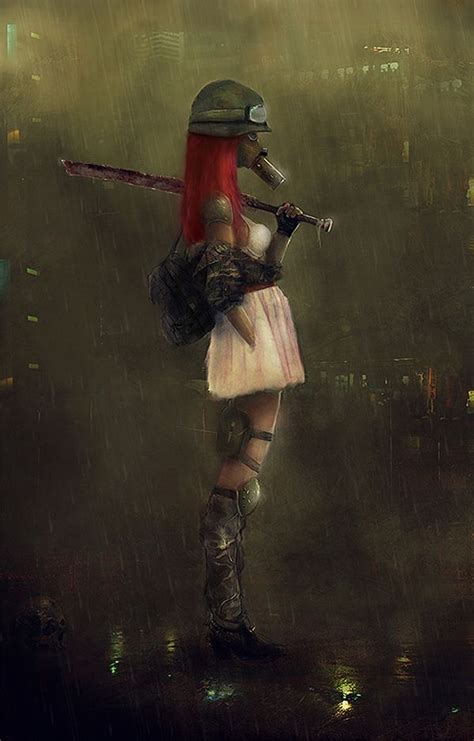 Post Apocalyptic Girl 1 By Majinmetz On Deviantart Post Apocalyptic Girl Cyberpunk Girl