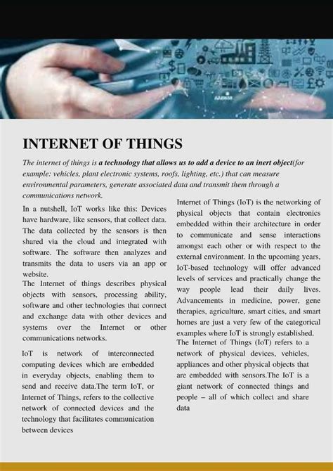 Sneha R On Linkedin The Internet Of Things Iot