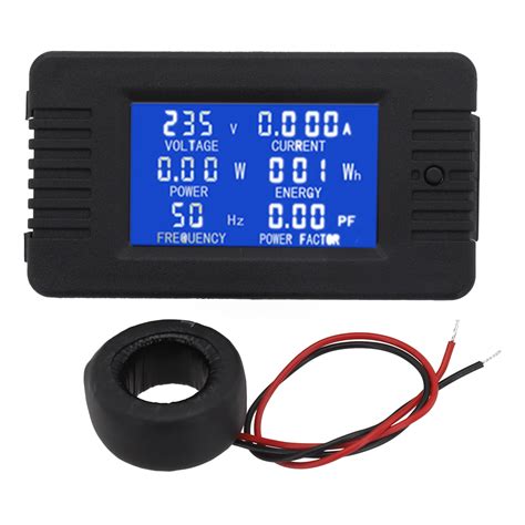 Fengchenda 1pc 100a Ac Digital Display Voltage Ammeter Battery Detector