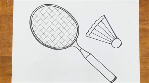 Badminton Shuttlecock And Racket