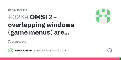 Omsi 2 Overlapping Windows Game Menus Are Hidden · Issue 3269