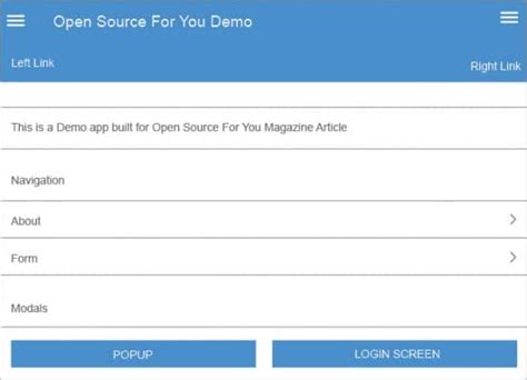 using framework7 to build hybrid mobile apps for android and ios