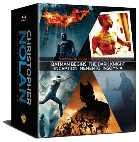 Christopher Nolan Directors Collection Blu Ray Set Warner