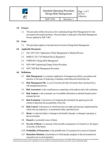 Iso 13485 Design And Development Procedures