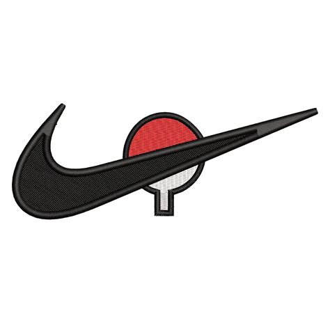Uchiha Logo Swoosh Embroidery Design Naruto Embroiplanet