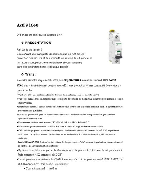 Ic60 Pdf Électricité Électrotechnique