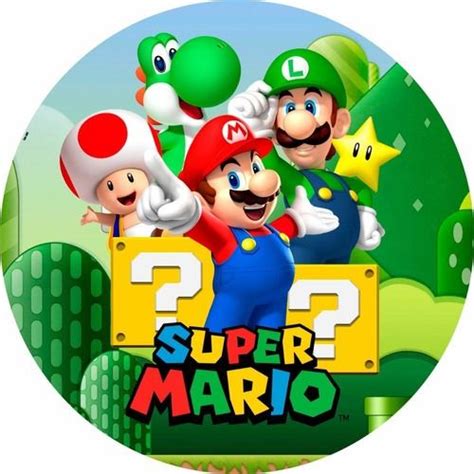 Painel Redondo Sublimado Festa Infantil Super Mario Bros R 49 9 Artofit