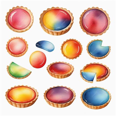 Premium Vector A Collection Of Different Colored Glasses With