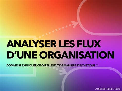 Pod Utt Analyser Les Flux Dune Organisation