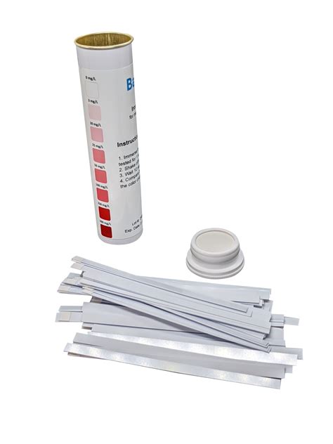 Iron Test Strips 0 500 Ppm For Measuring Aqueous Fe2 Levels