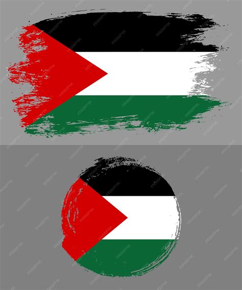 Premium Vector Palestine Flag Vector Illustration