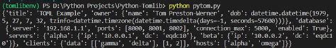 Handling Toml Files Using Python Geeksforgeeks