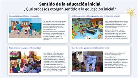 Sentido de la educación inicial Genially