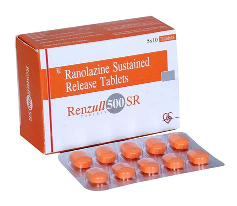Ranolazine Sustained Release Tablets 500 Mg At ₹ 775 Box In New Delhi Id 17673145073