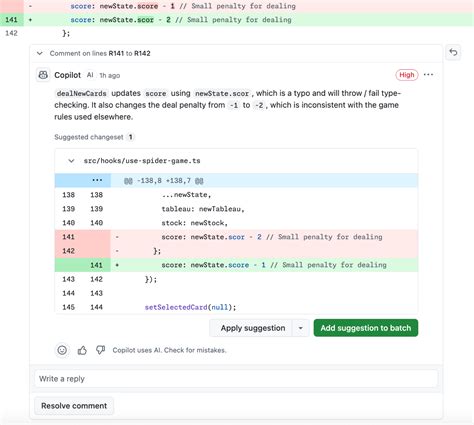 Using Github Copilot Code Review On Github Github Docs