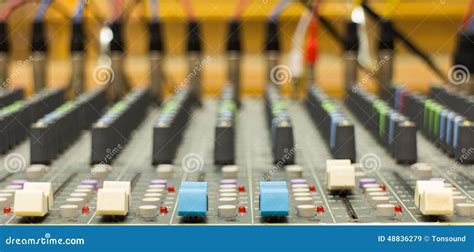 Fader Mixer Stock Image Image Of Mixing Equipment Mixer