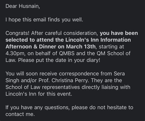 Husnain Gill On Linkedin As An Aspiring Barrister I Am Thrilled To Announce That I Have Been