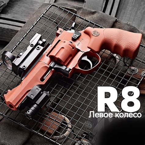 Игрушечный револьвер R8 с мягкими пулями (серый) - купить с доставкой ...
