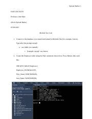 Database Management Module Practice Tasks Course Hero
