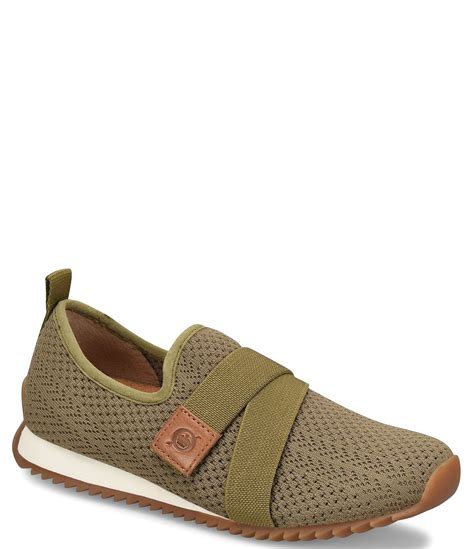 Born Newbury Knit Slip On Sneakers Dillards