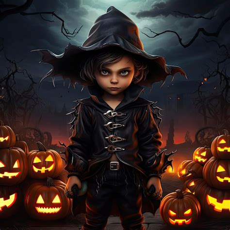 Premium Ai Image Halloween Pumpkin
