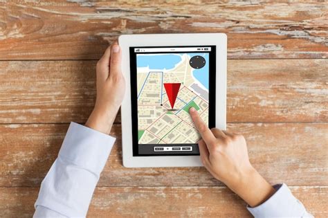 Premium Photo Navigation Location People And Technology Concept