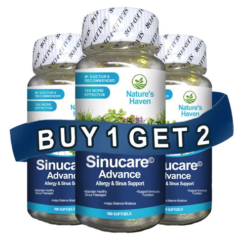 Sinucare Advance Complete Formula For Sinus And Nasal Health With