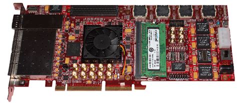 xilinx virtex 7 pci express gen 3 100gig networking card circuit
