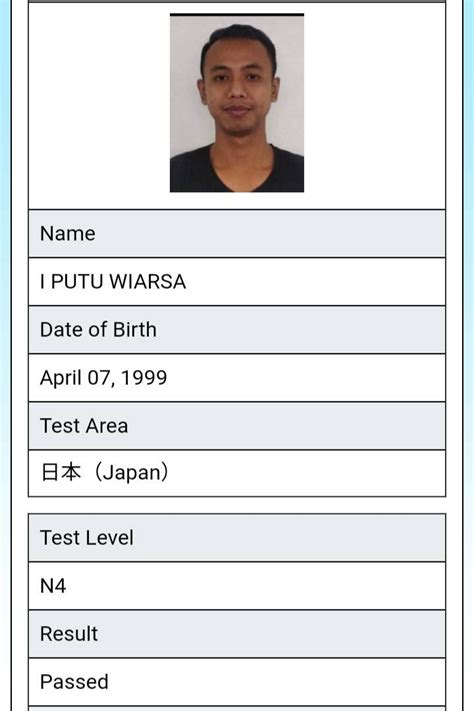 Jlpt N4 Passed Sman 2 Negara Pt Jia