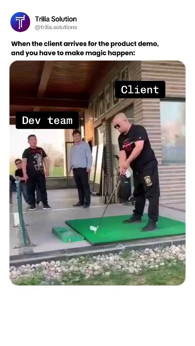 Trilia Solutions Dev Team Be Like😂😅 Code Software Company