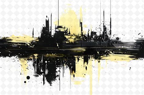 Premium Psd Png Digital Glitch Art With Glitch Artifacts Abstract Shapes And Illustration