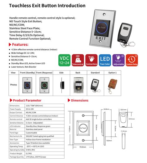 The Remote Controller Infrared Sensor Exit Button Better Use For Access