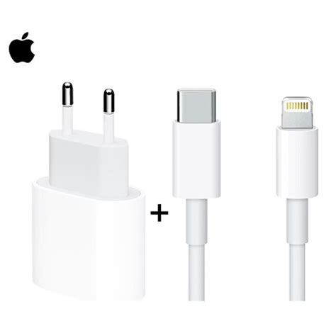 Kit Carregador Cabo Adaptador de Energia 20w USB C Rápido Original