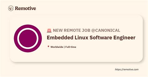 Hiring Embedded Linux Software Engineer Canonical