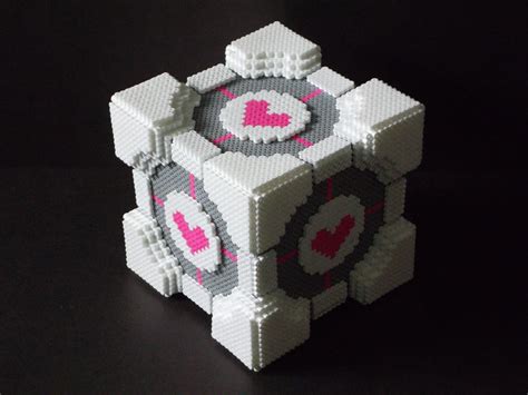 Perler Bead Companion Cube By Ep 380 On Deviantart