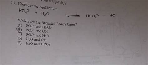 (Solved) - For The Equilibrium CH3NH3 H2O CH3NH2 H30* The Two Substances... (1 Answer) | Transtutors