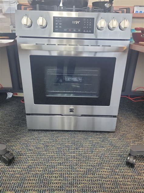 Amazon Kenmore Front Control Gas Range Oven With 5 Cooktop Burners