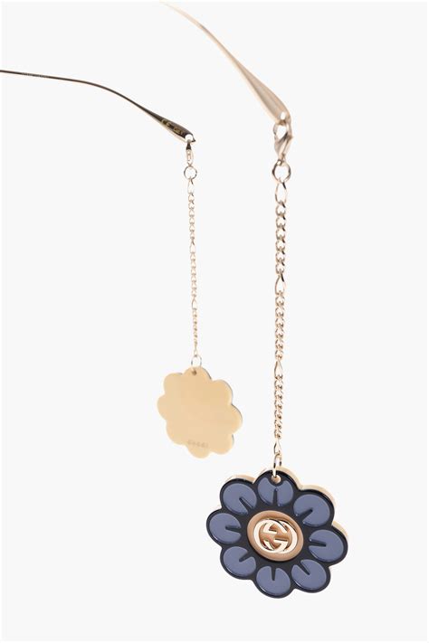 Gucci Metal Frame Round Sunglasses Enriched By Removable Pendants Women