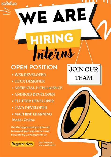 interns hiringinterns techinternship webdevelopment ai androiddevelopment uiuxdesign