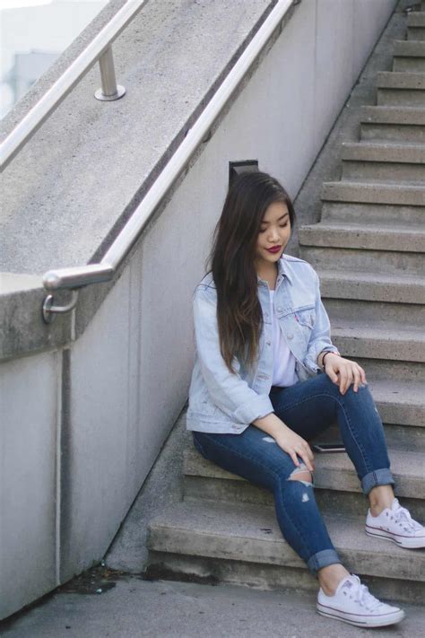Cute White Converse Outfits