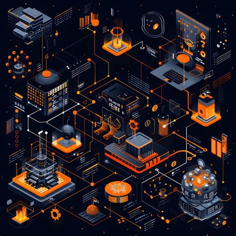 Premium Photo Tech Cube Charting Minimalist Analytics Exploration