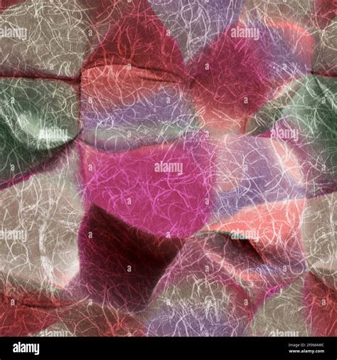 Seamless Abstract Blobs Of Color Paper Texture Stock Photo Alamy
