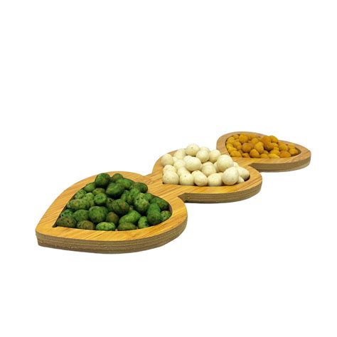 Petisqueira Bandeja Tabua Para Frios Petisco De Madeira Bambu
