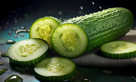 Download Ai Generated Cucumber Food Royalty Free Stock Illustration