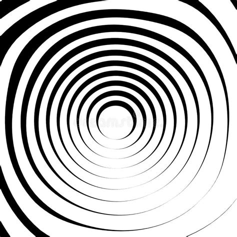 Radial Lines With Rotating Distortion Abstract Spiral Vortex S Stock