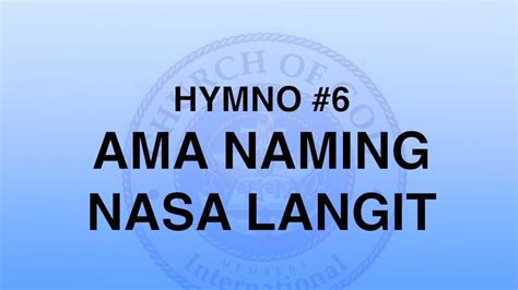 Ama Naming Nasa Langit Mcgi Song Acordes Chordify