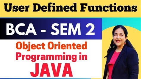 Unit 1 L 15 Object Oriented Programming Using Java Semester 2 Bca Complete Course With