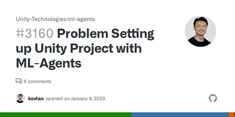 Problem Setting Up Unity Project With ML Agents Issue Unity Technologies Ml Agents